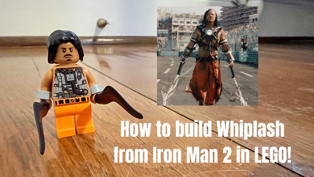 LEGO Whiplash from Iron Man 2 Custom Minifigure TUTORIAL - YouTube