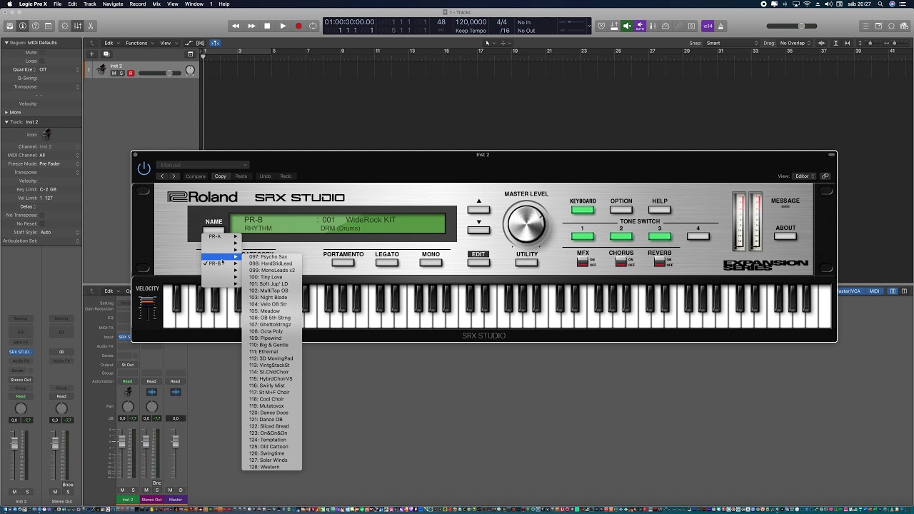 Roland Cloud SRX Studio - YouTube