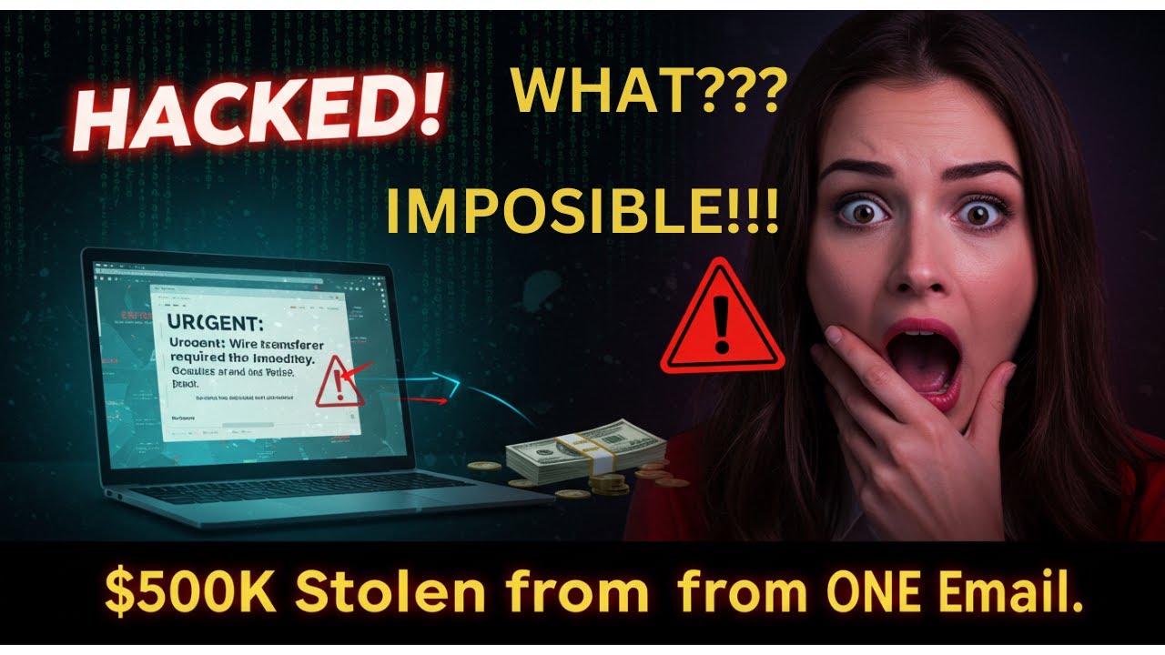 Wire Fraud Disaster How Hackers Stole $500K from a Single Email - YouTube