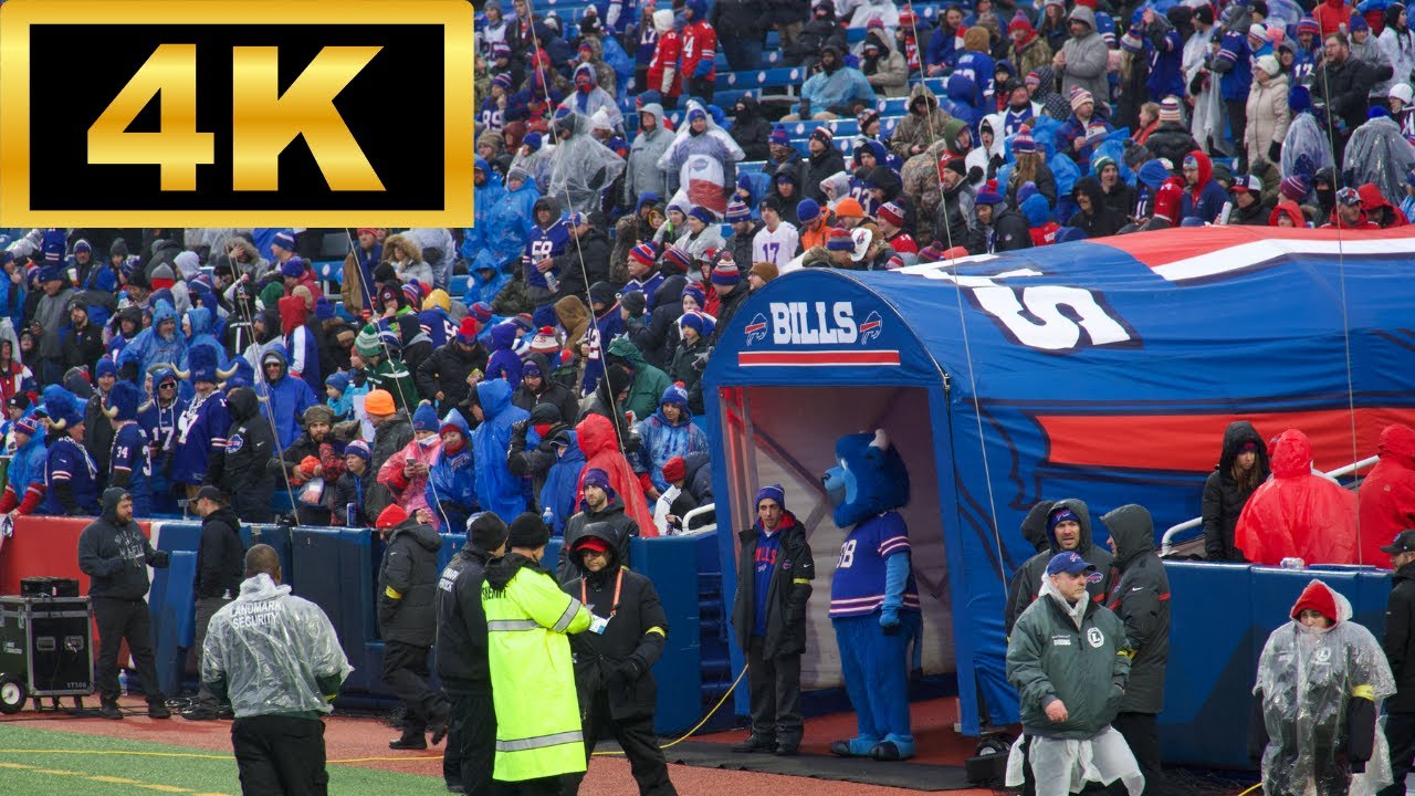 Buffalo Bills Players Running Out of Tunnel Pregame vs Jets 2022 - YouTube