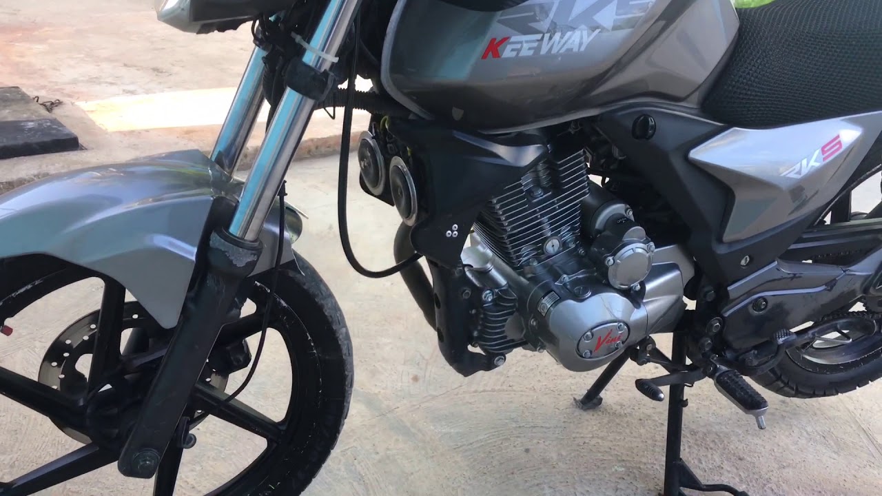 Keeway con máquina vini 300cc - YouTube