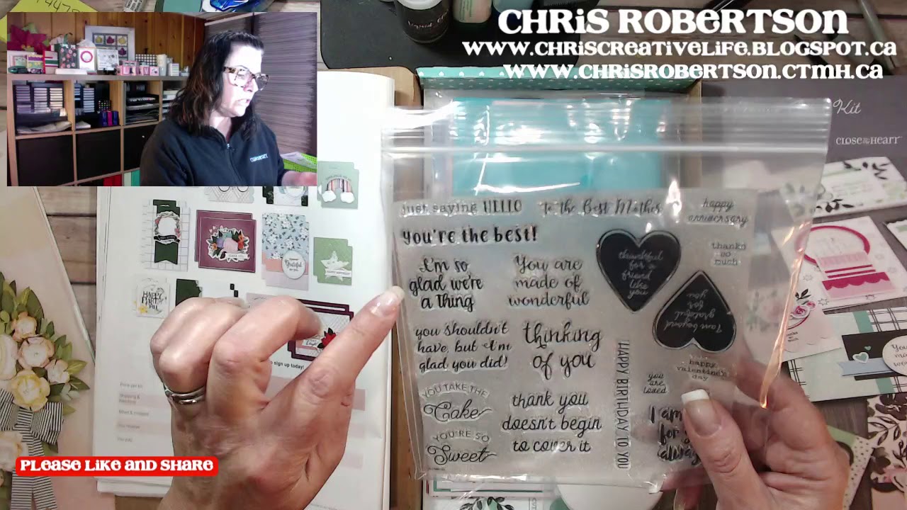 Time to open my Craft with Heart Cardmaking box - YouTube