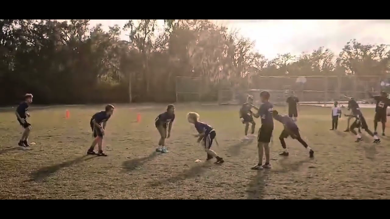 Mark Bernard Flag football highlights - YouTube
