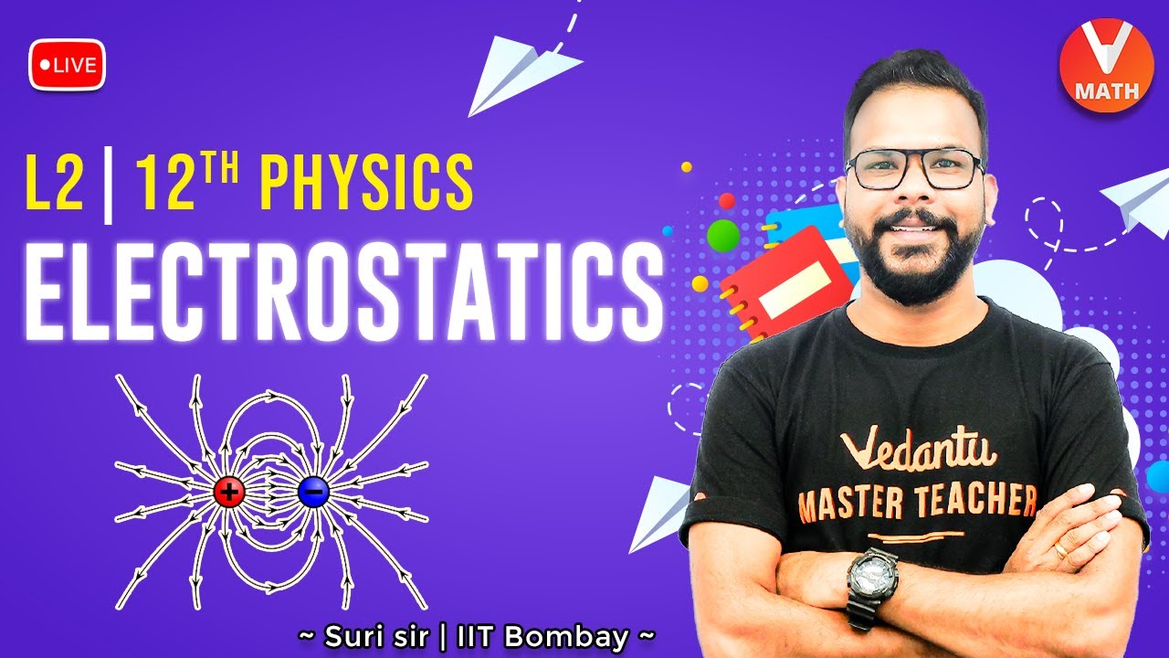 Electrostatics Class 12 Physics - L2 | Electric Field For Rod, Ring & Shapers | Vedantu Maths ...