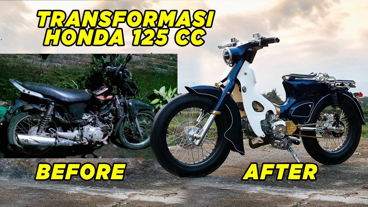MOTOR BUSUK KARISMA 125 CC BISA JADI STREETCUB SE GANTENG INI !! - YouTube