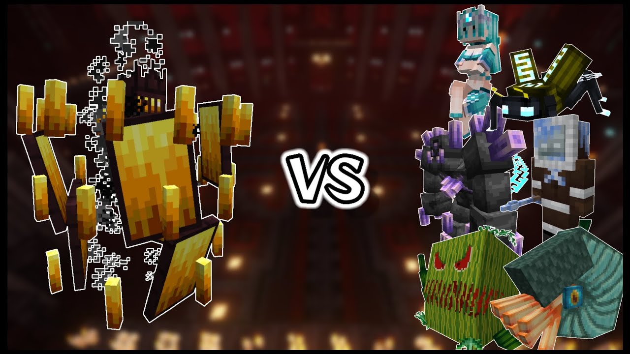 Mutant Blaze VS The Predators | Minecraft Mob Battle - YouTube