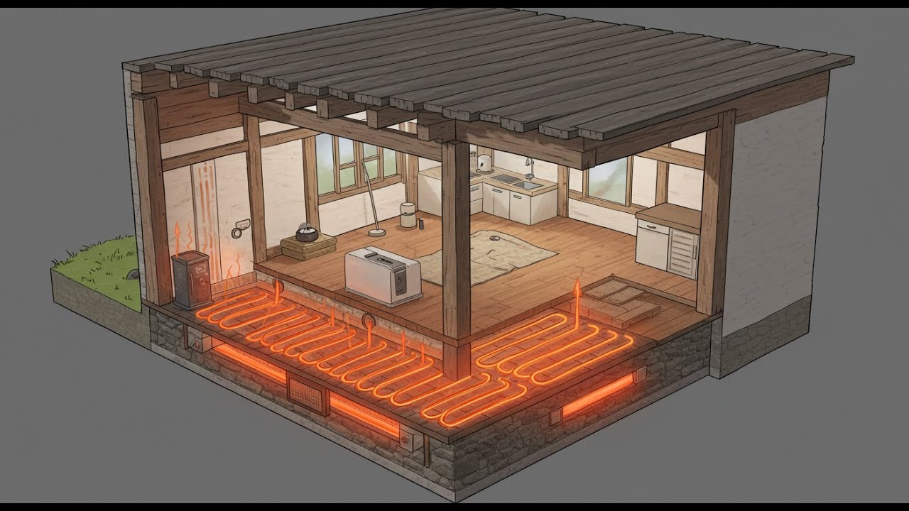 History and efficiency of Korea's ondol heating system - YouTube