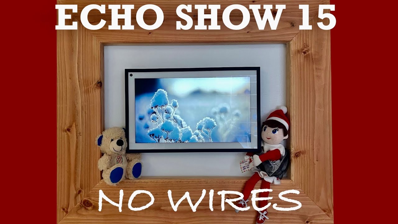 Hiding My Echo Show 15 Power Wires - YouTube