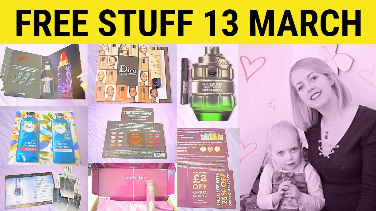 FREE SAMPLES and FREEBIE UK. Free Stuff. Freebie Haul. 12 march 2019 ...