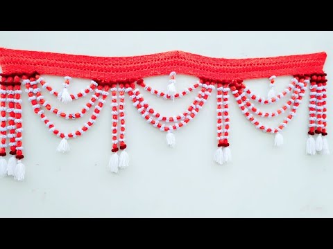 How to make toran from wool /bandhanbar - YouTube