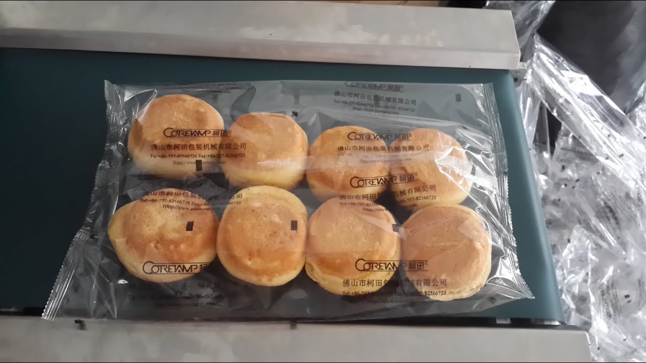 Multiple Buns Packing Machine Булочки Упаковочная машина - YouTube