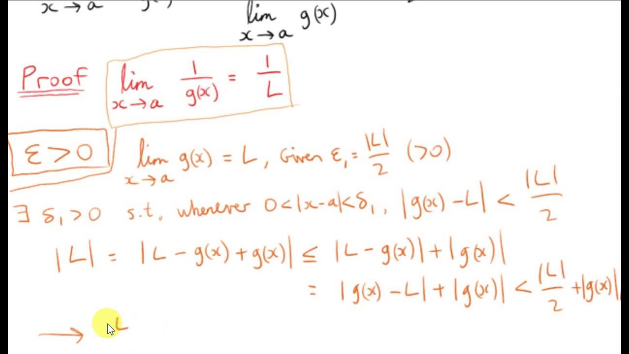 The Limit of a Quotient of Functions - YouTube