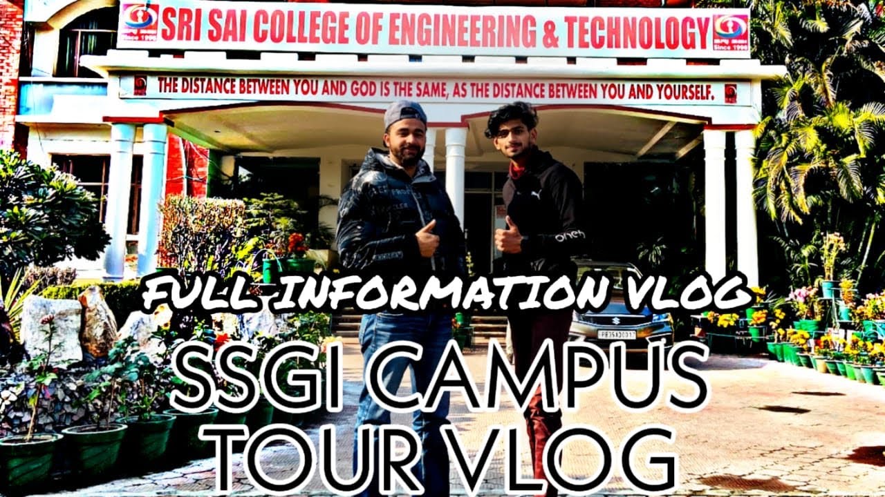 Our college campus vlog ||tour of ssgi pathankot promotion vlog ...