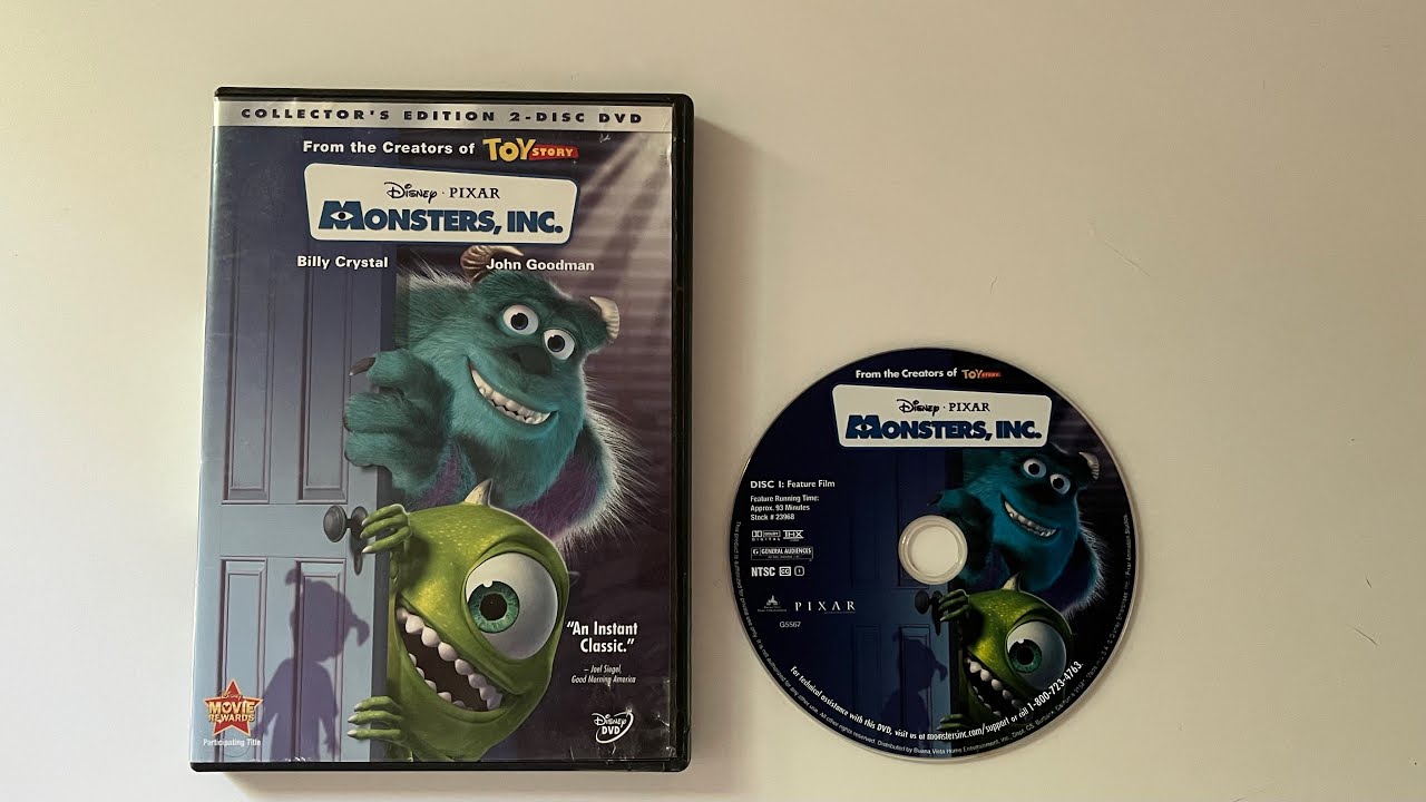 Opening to Monsters, Inc: 2002 DVD - YouTube