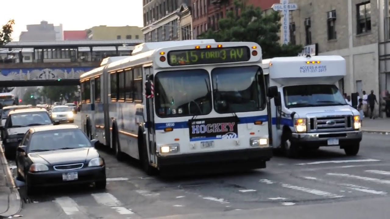 TTMG Exclusive! MTA NYCT New Flyer D60HF #5650 on the Bx15 Fordham ...