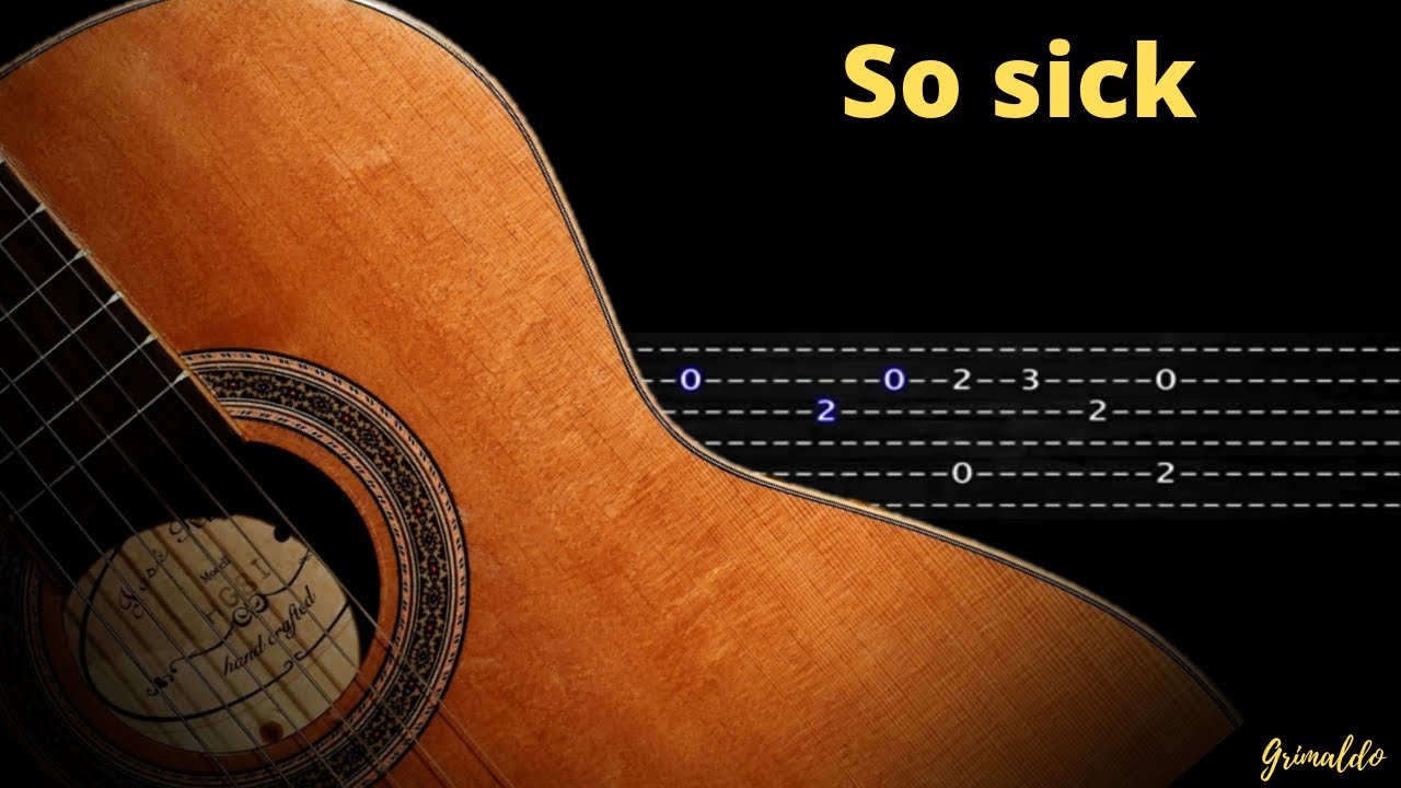 So Sick.Tutorial guitar Tabs - YouTube