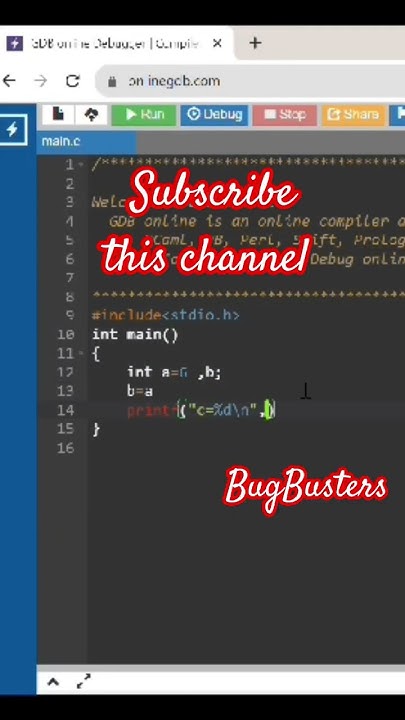 Program Using Assignment Operator C Programming Bugbusters Coding Cprogramming Youtube 