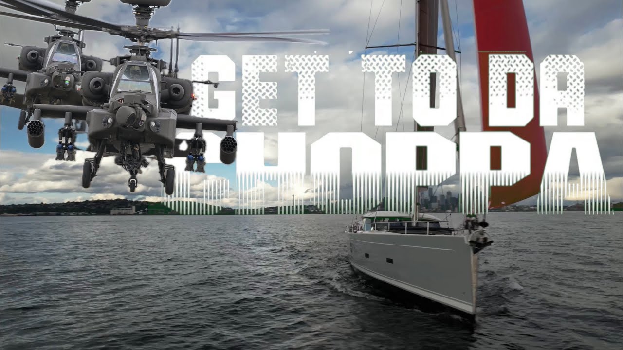 Windsurfing, Military Helicopters & Yacht 🚁🛥️4K - YouTube