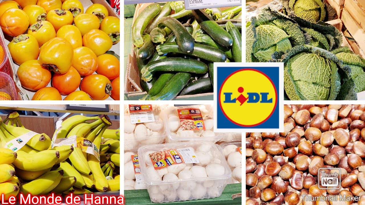 LIDL FRANCE ARRIVAGE 18-11 FRUITS ET LÉGUMES - YouTube