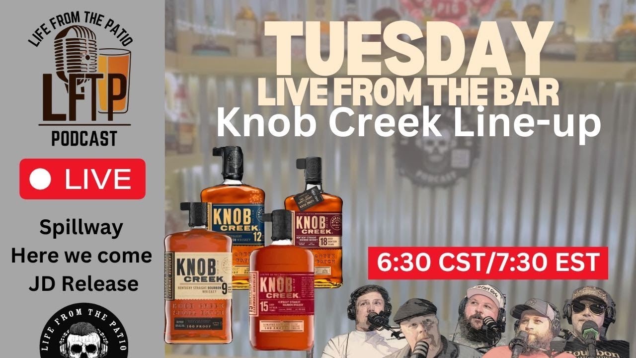 Tuesday Night from the Bar: Knob Creek Line-up - Jack Daniels Release ...