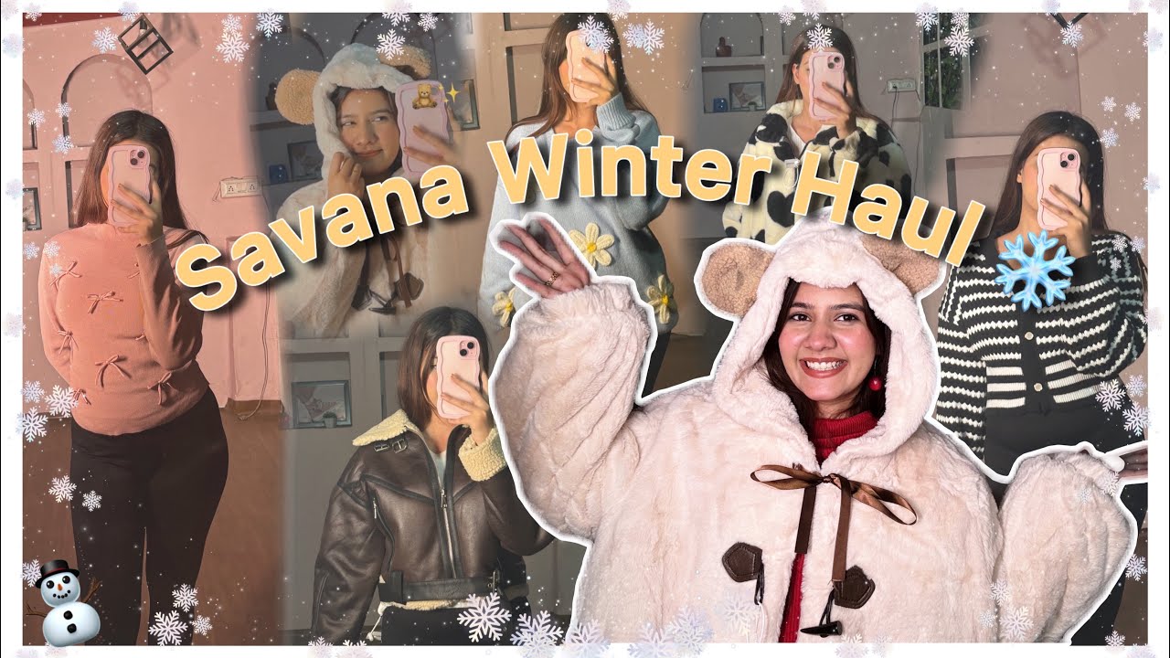 SAVANA WINTER COLLECTION HAUL ️ *HOLIDAY SEASON SALE* || *UPTO 70% OFF ...