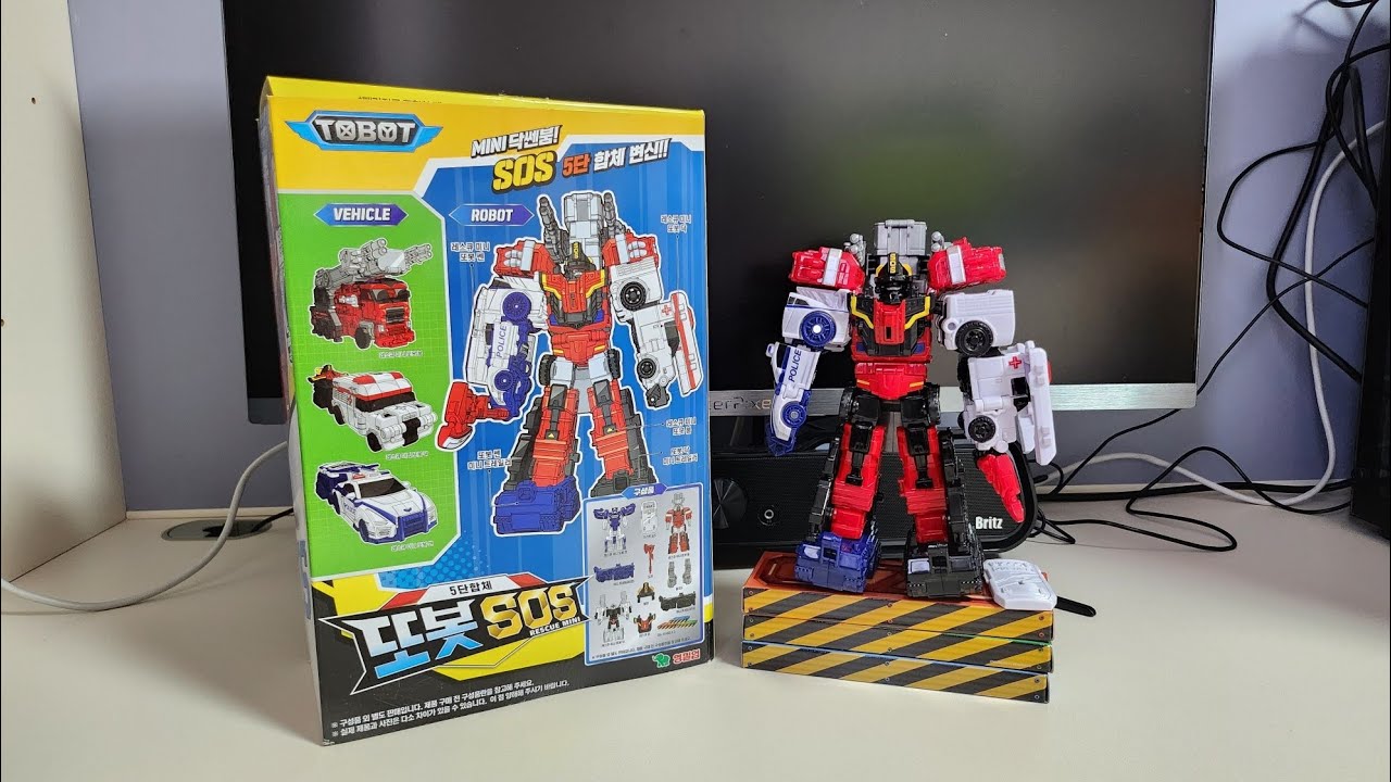 또봇 미니 SOS 언박싱 리뷰 [TOBOT MINI SOS UNBOXING REVIEW] - YouTube