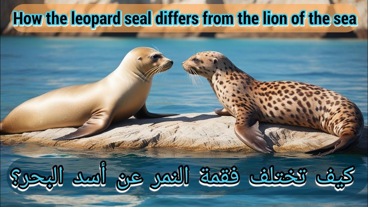 فقمة النمر ضد أسد البحر:معركة الأعماق!_Leopard Seal vs. Sea Lion:The ...