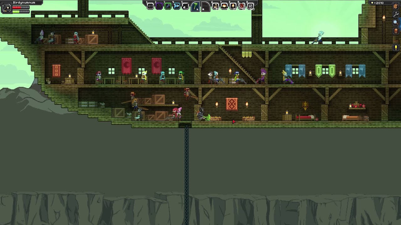 Starbound - Gameplay - Fun tech on a lvl 10 planet - YouTube