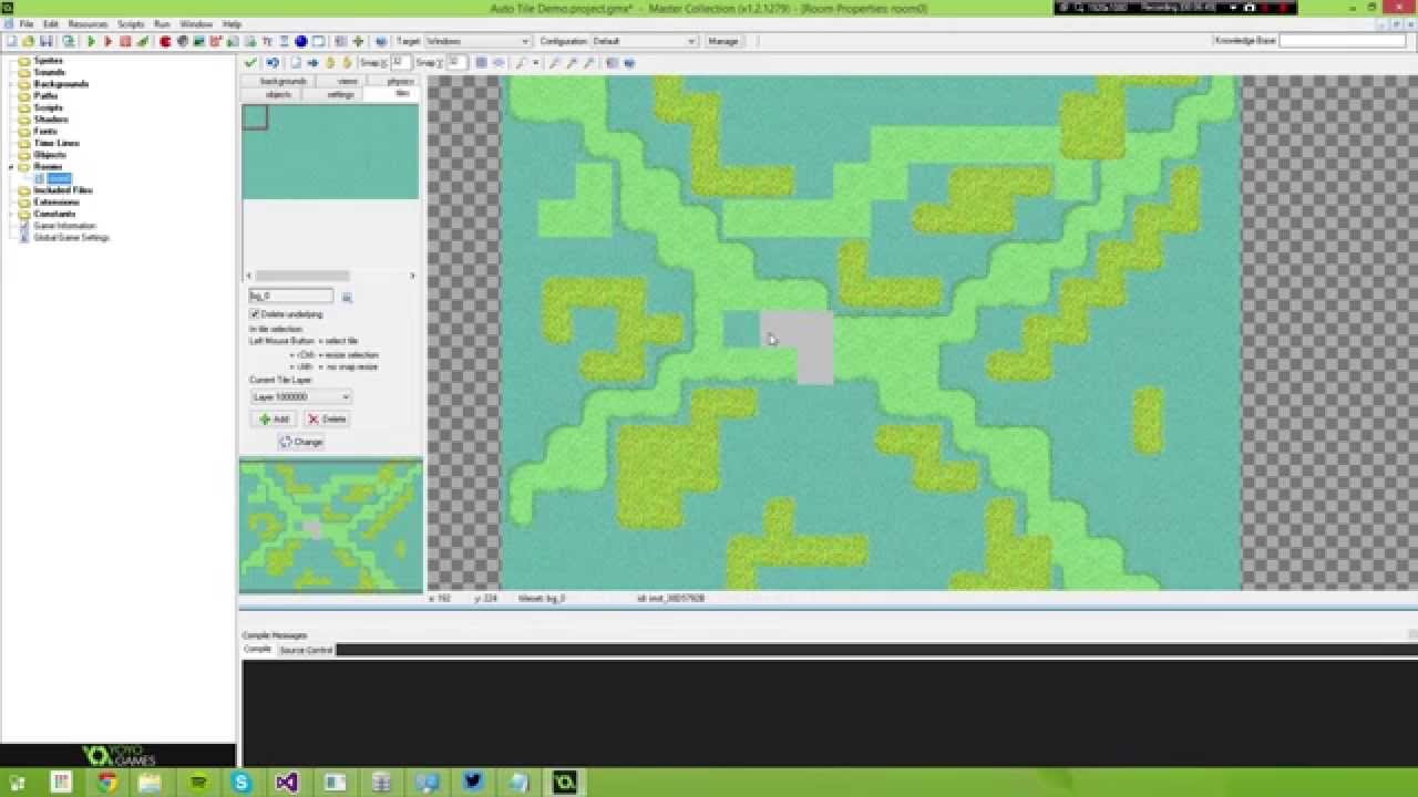 Autotiles in Game Maker Studio - YouTube