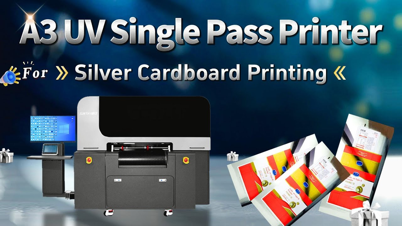 Gold/Silver Cardboard Printing. - YouTube