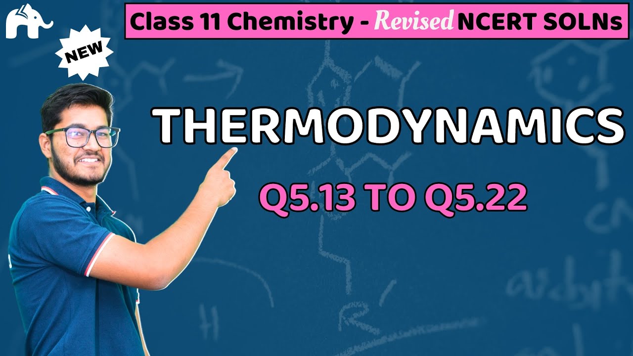 Thermodynamics Class 11 Chemistry | Revised NCERT Solutions | Chapter 5 ...