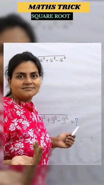 SQUARE ROOT TRICK|SURDS AND INDICES IN MATHS| MATHS TRICK 👍 SIMPLIFICATION | #shorts #maths ...