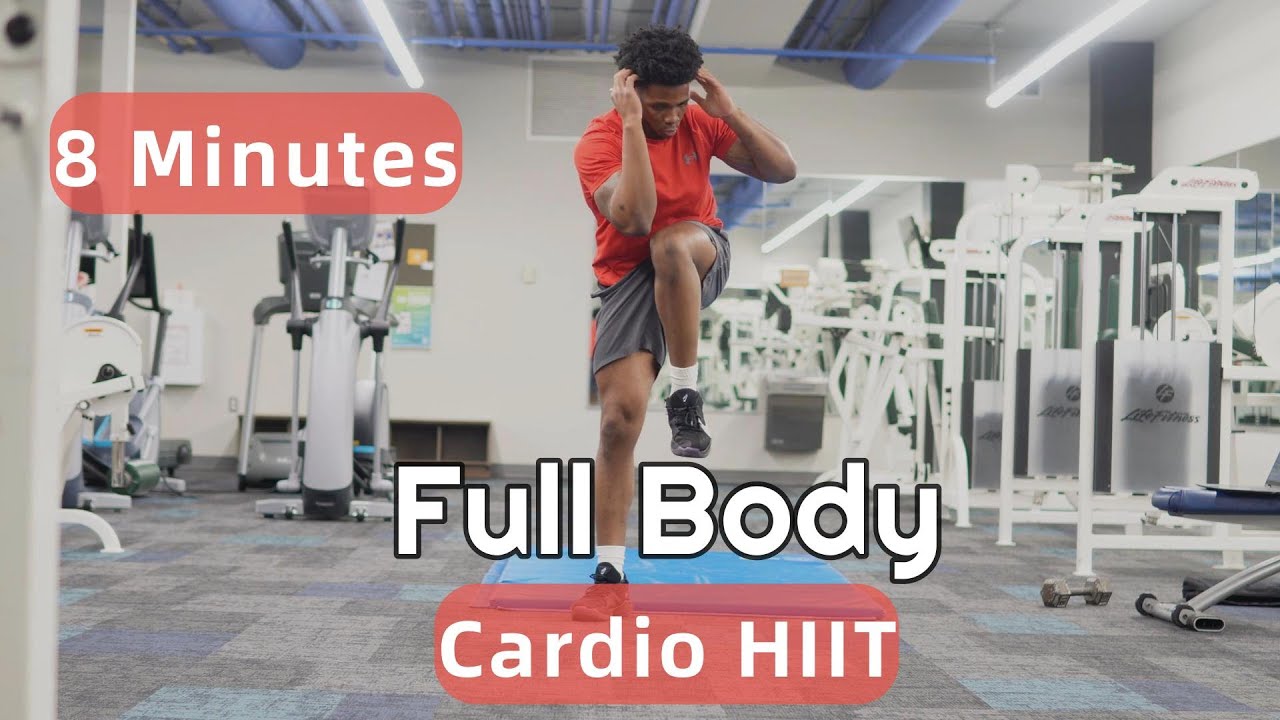 8 Minute Full Body Cardio HIIT Workout | No Equipment | Home Workout ...