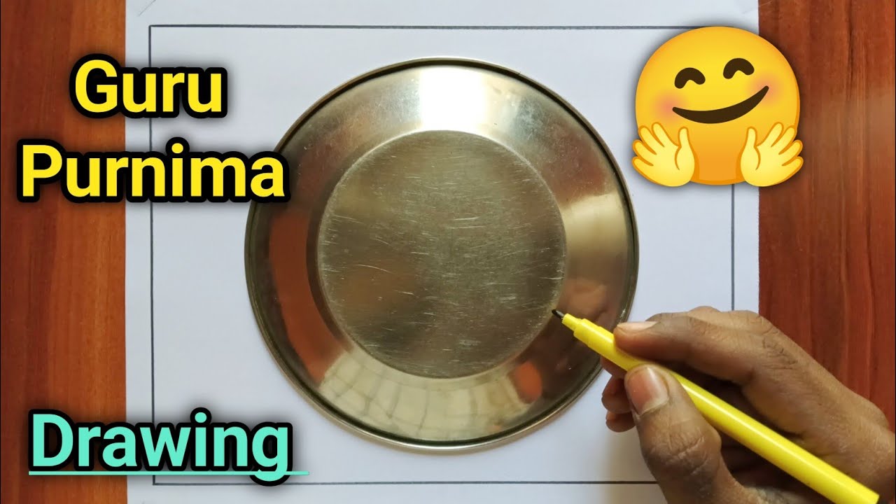 Guru Purnima Drawing Easy / How To Draw Guru Purnima Poster Idea / Guru ...