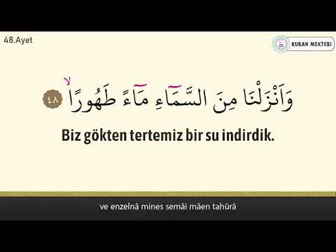 Furkan süresi 47-48-49