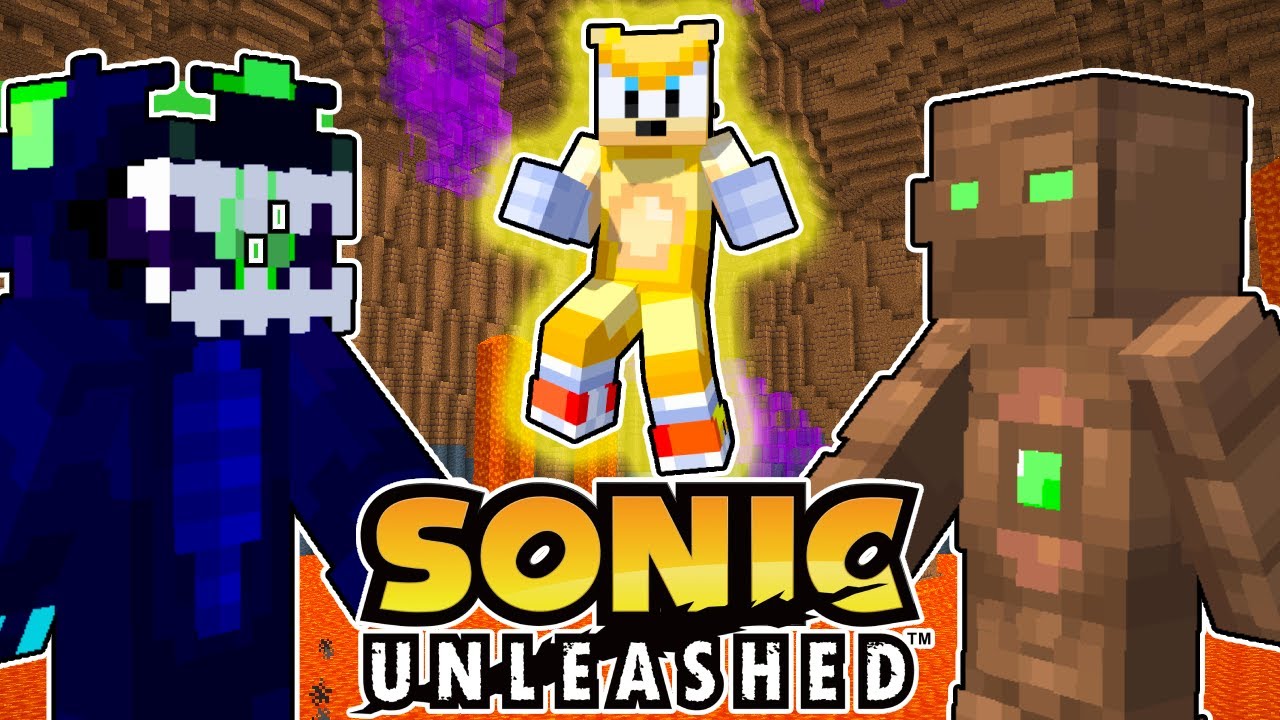 SUPER SONIC VS DARK GAIA! (FINALE) 😈🌕 Minecraft Sonic UNLEASHED [163 ...