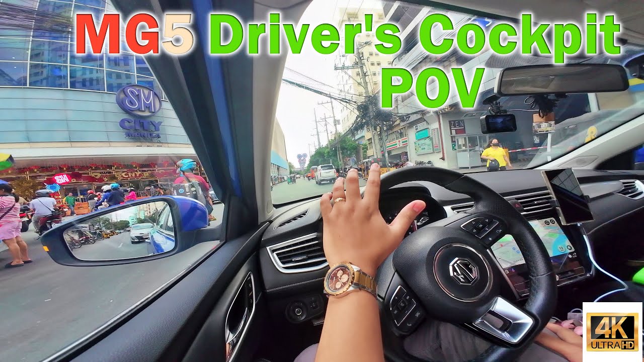 Sto. Domingo Church to SM Manila | MG5 Alpha Driver's Cockpit POV ...