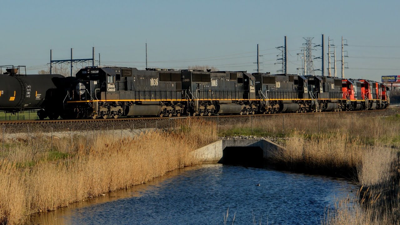 IC Deathstar Quad pack plus more on CN L515! Gary, IN. - YouTube