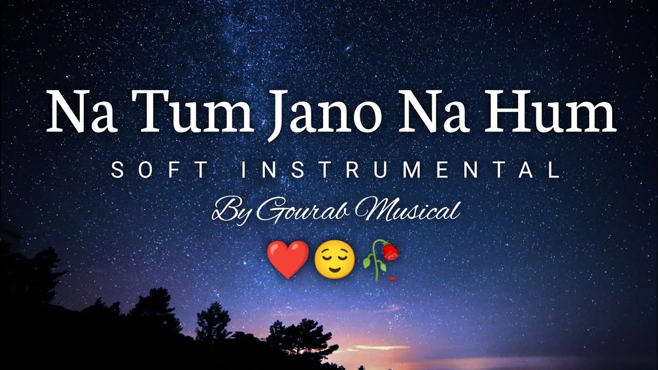 Na Tum Jano Na Hum Soft Instrumental || Slow And Reverb || By Gourab ...