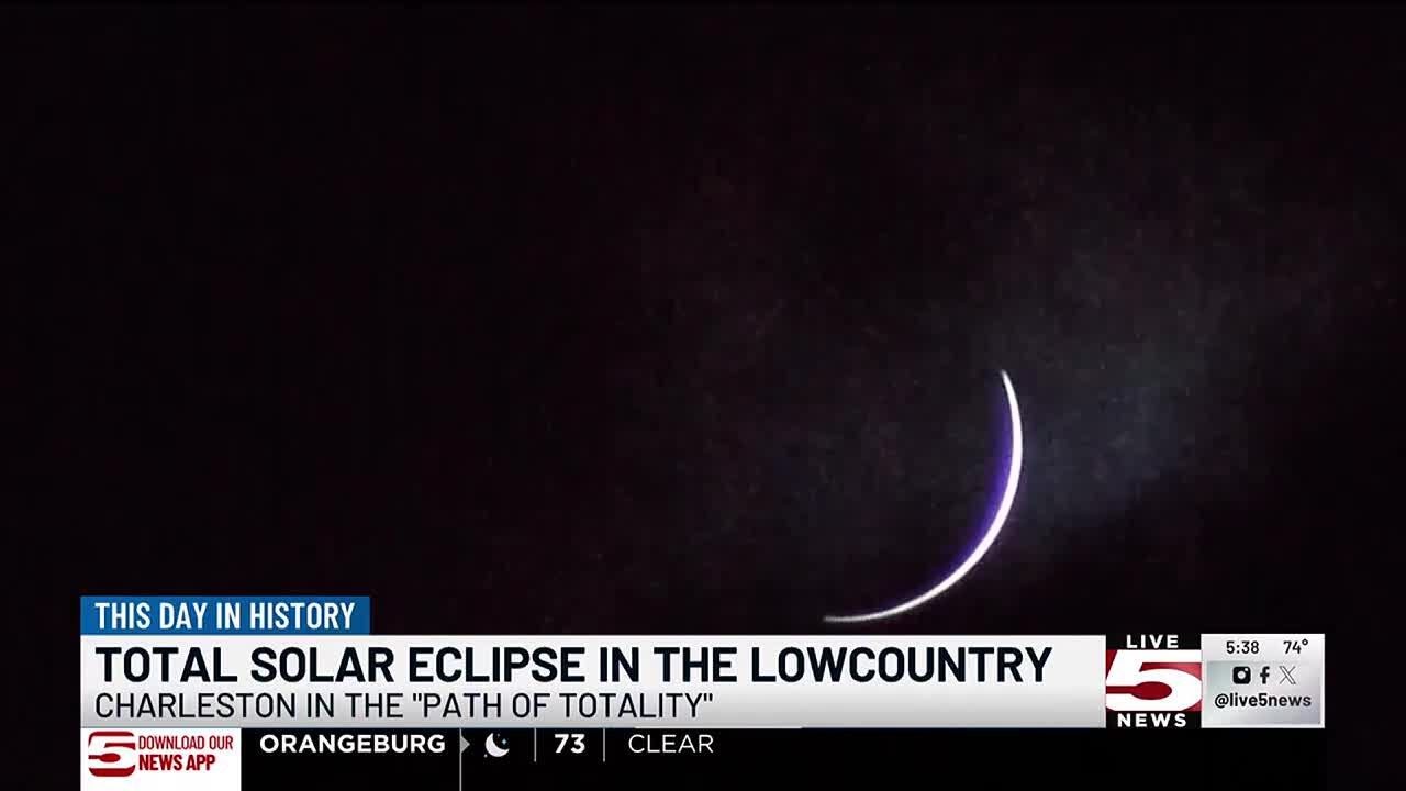 VIDEO: This Day in History: Aug. 21, 2017: Lowcountry watches total solar eclipse - YouTube