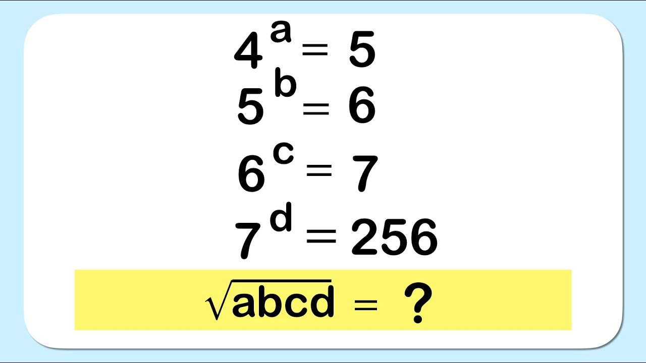 Interesting Math Simplification Problem - YouTube Interesting Math Simplification Problem - YouTube