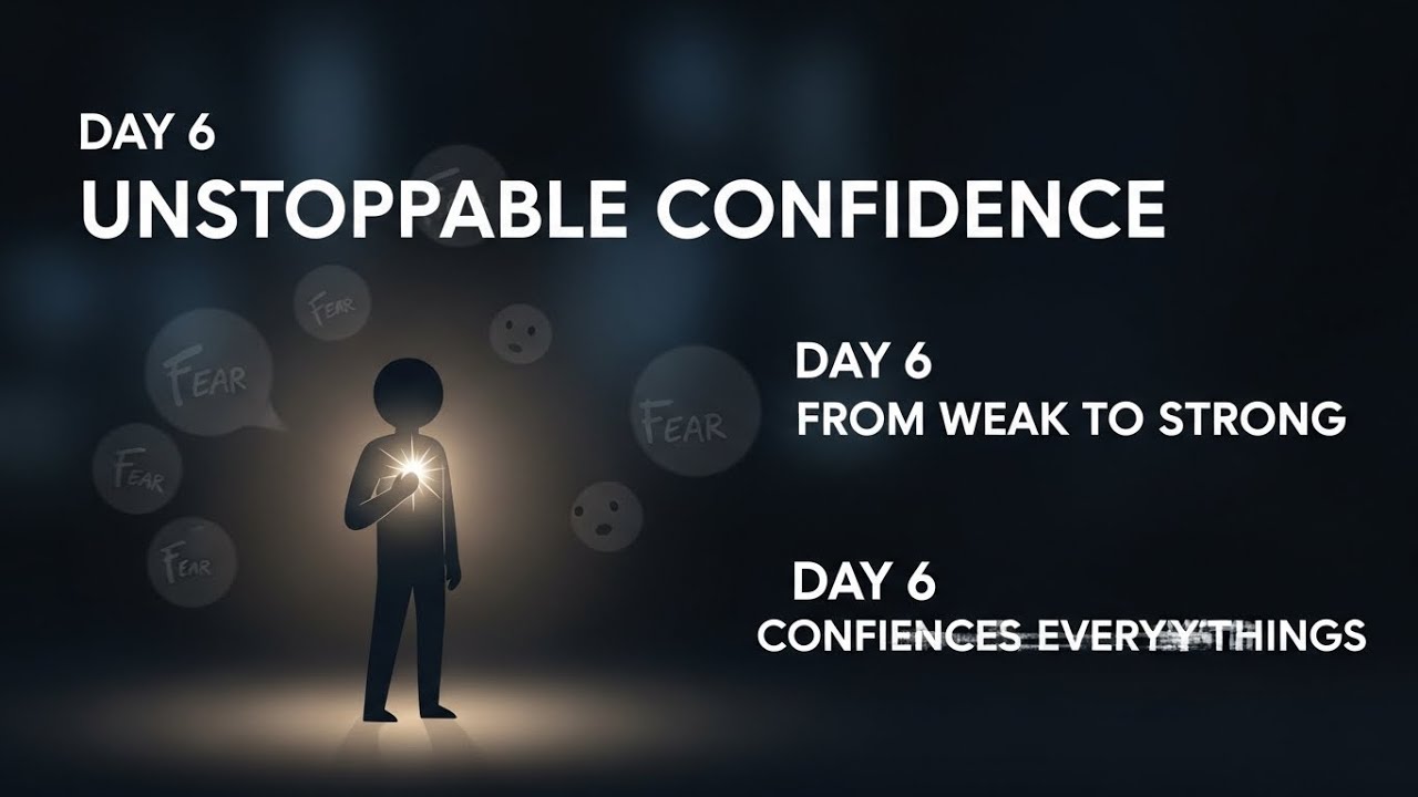 DAY 6 | How to Build Unstoppable Confidence (Daily Habits That Change ...