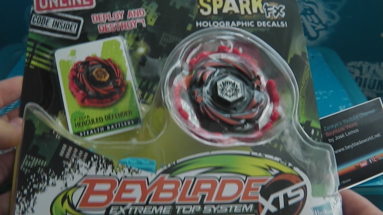 Beyblade Hasbro X207-A Herculeo Defender SPARK FX ver. UNBOXING from ...