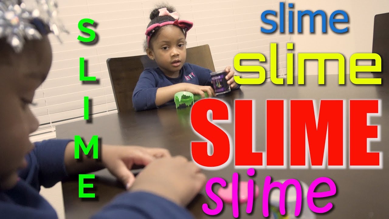 Pretend Food Slime ABC Slime Challenge 123 Slime Pretend Cooking with ...