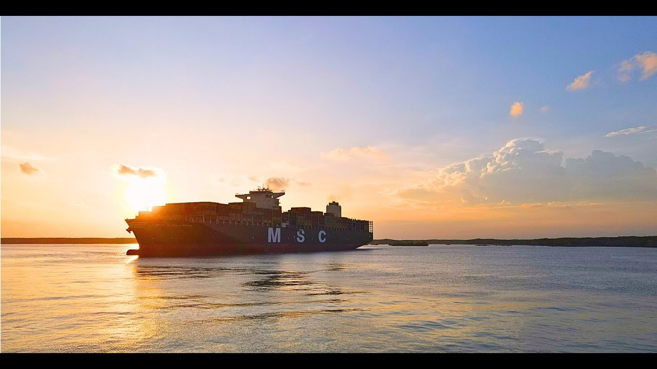 MSC ALEXANDRA alongside SSIT for vessel operation - October 2023 - YouTube