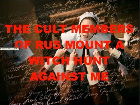 JIGGERS RUS's Witch Hunt For My Personal Information