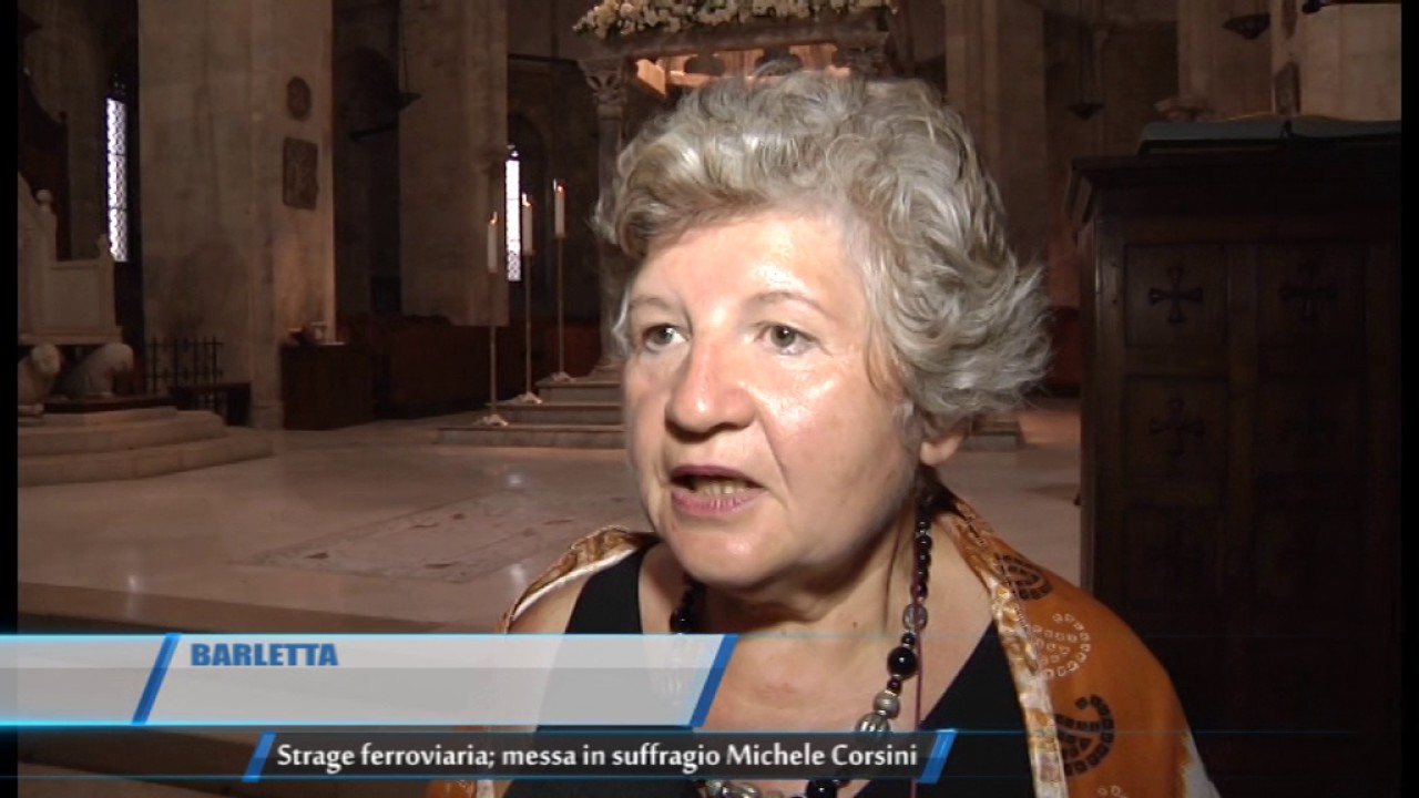 Barletta Strage ferroviaria messa in suffragio Michele Corsini TG ...
