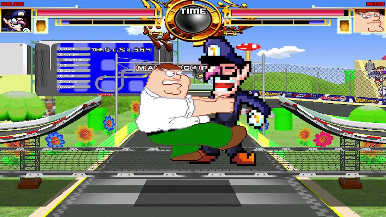 NICK54222 MUGEN: Waluigi VS Peter Griffin - YouTube