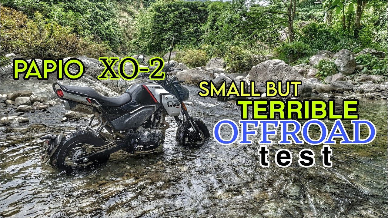 papio 125 / cfmoto / papio xo-2 trail / offroad - YouTube