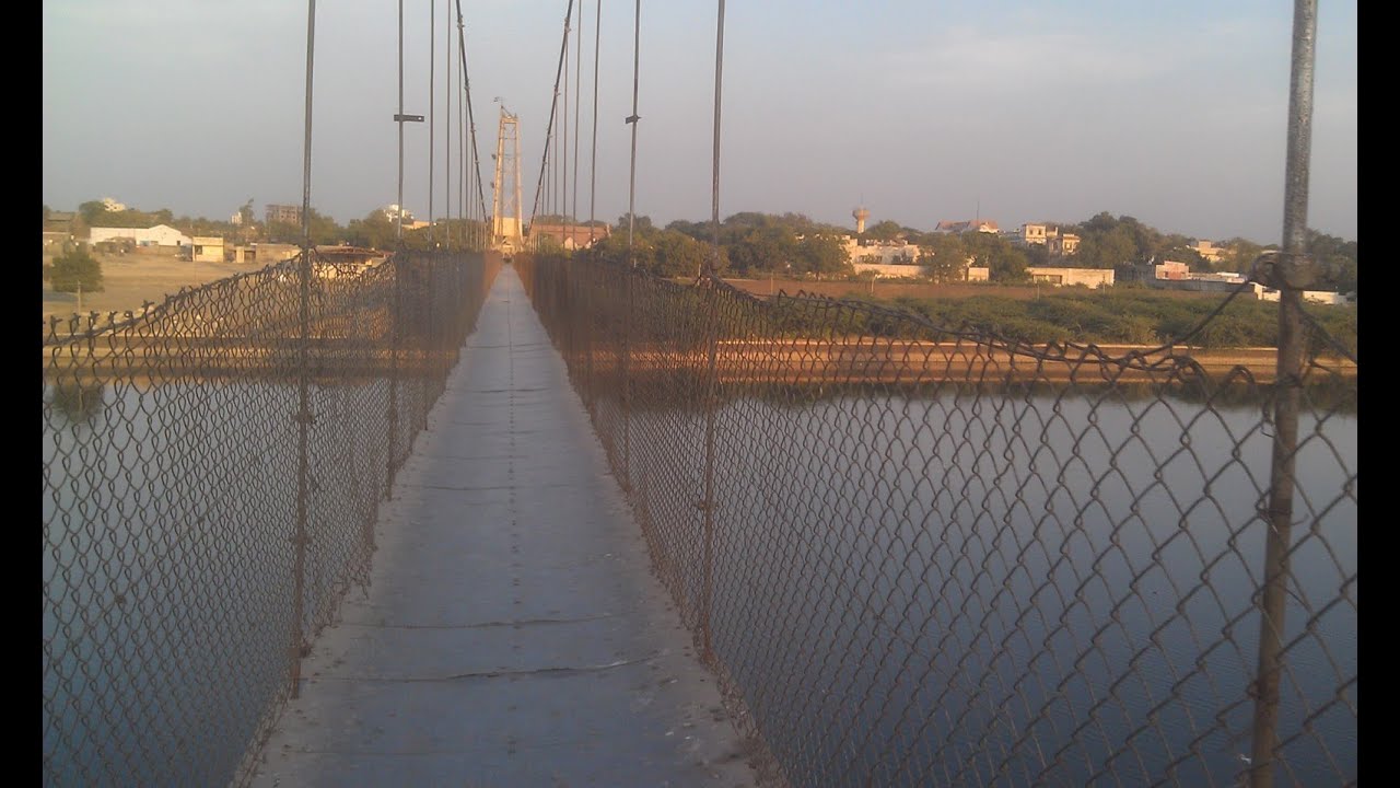 Julto Pool/Hanging Bridge across river Machhu - Morbi - YouTube